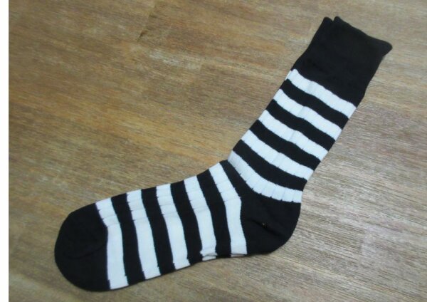 Prison Style Striped Socks Old School Heritage Vintage